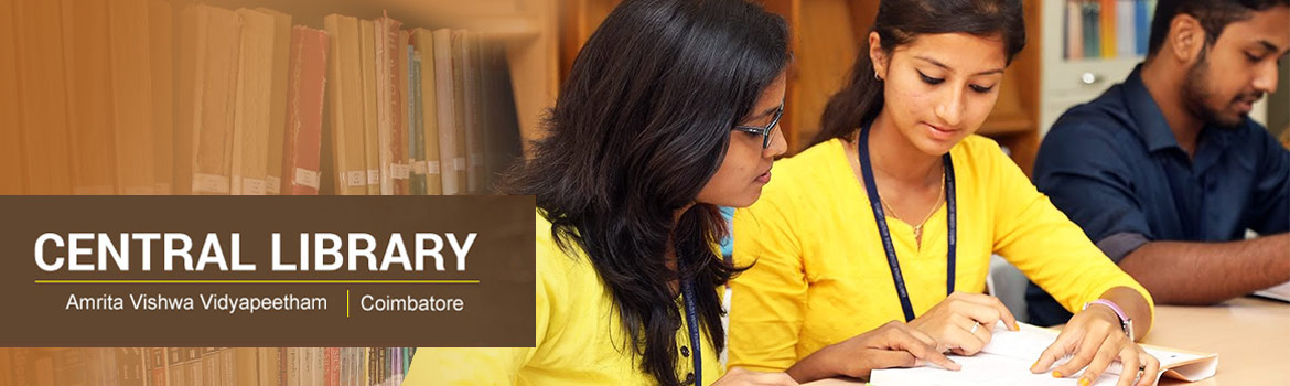 Central Library | Intranet Amrita Vishwa Vidyapeetham - Coimbatore Campus