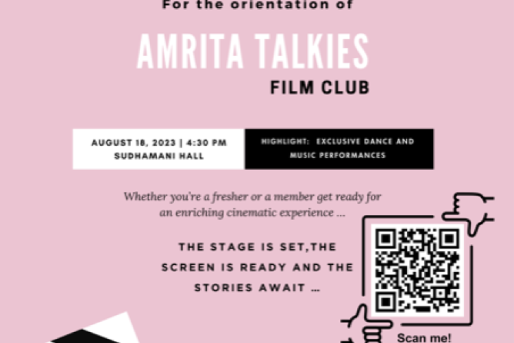 Amrita Talkies Film Club Orientation | Intranet Amrita Vishwa ...